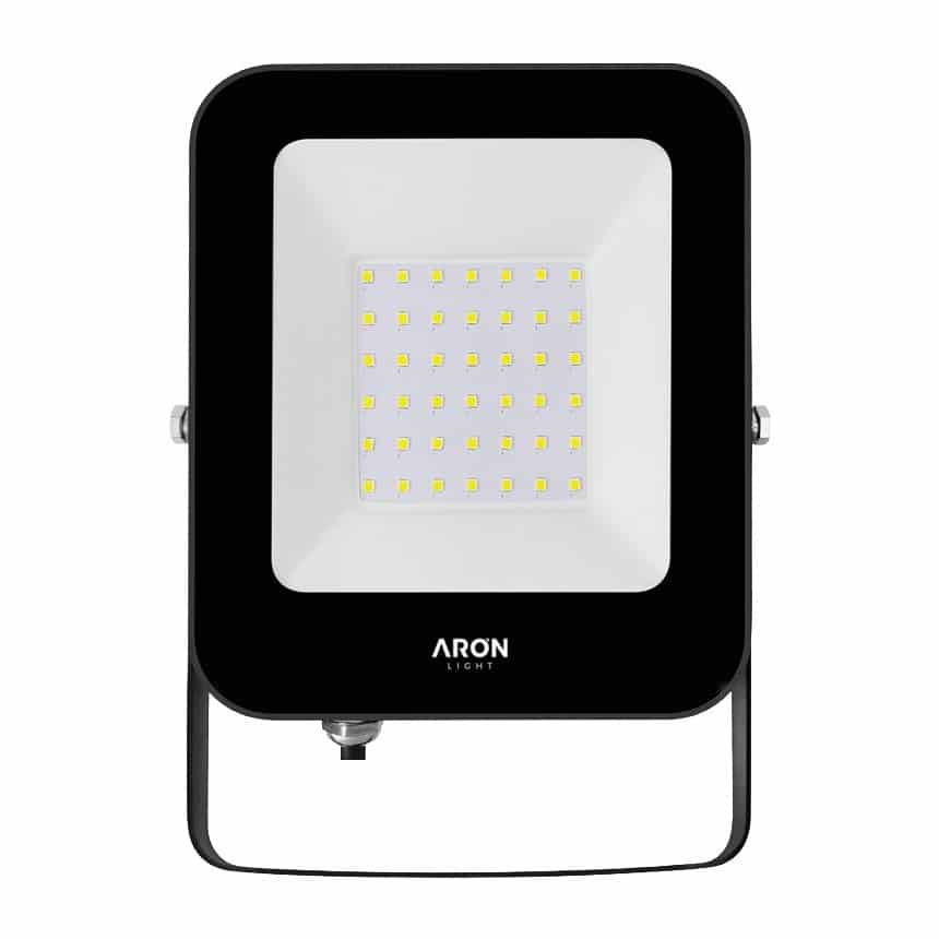 Projector LED 50W CCT 3000K/4000K/6000K 5000lm IP65 Preto Aronlight Spectra ILAR-02889