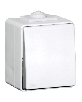 Interruptor Unipolar Branco Estanque Efapel 48011 CBR
