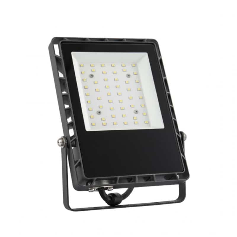 Projetor led SMD 15W preto 130LM / W 5700K