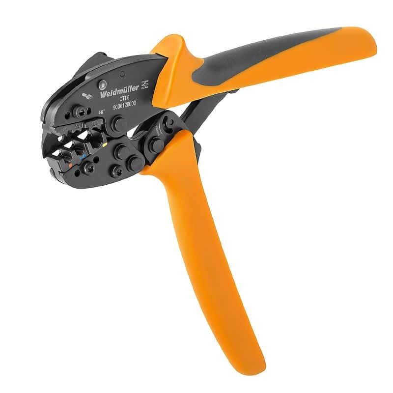 Alicate de Cravar Terminais 0.5mm²...6mm² Weidmüller CTI 6 9006120000
